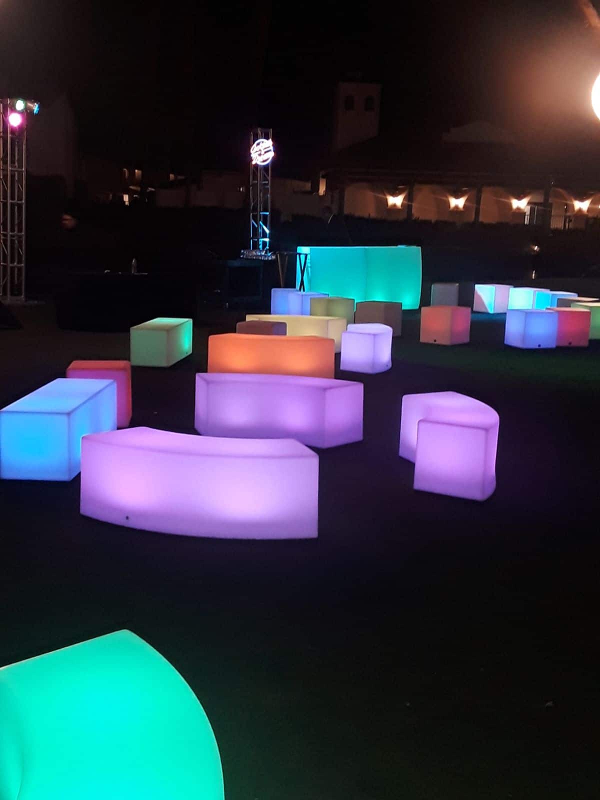 The Charm of LED Furniture Rental | Mk Music and Events